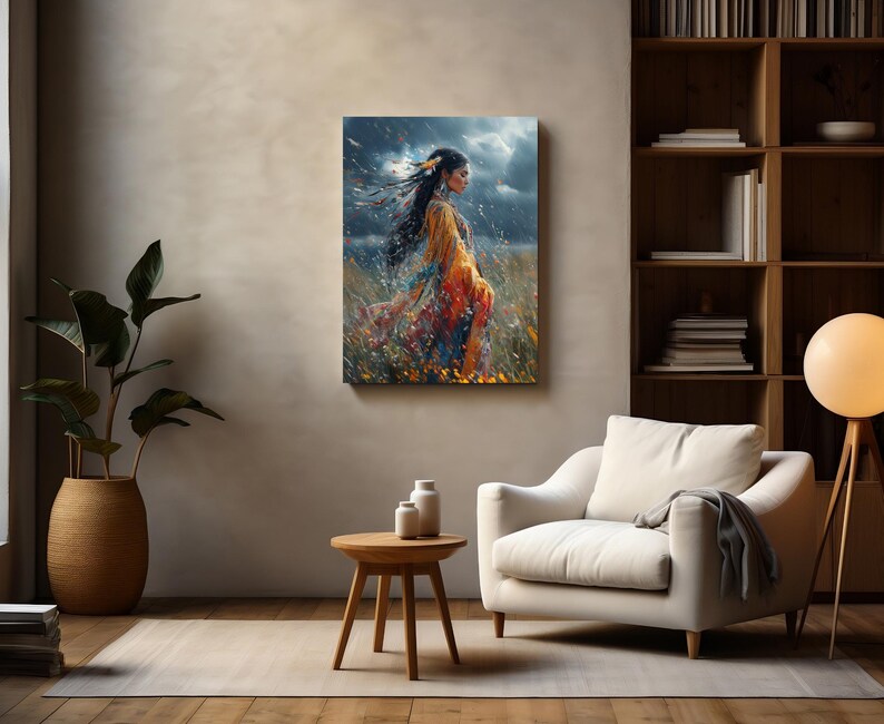 Native American Wall Art, Goddess Atahensic Premium Poster, Iroquois ...