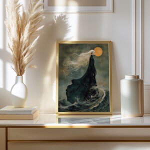 Goddess Ran Wall Art, Norse Goddess of the Seas, Goddess of the Depths ...