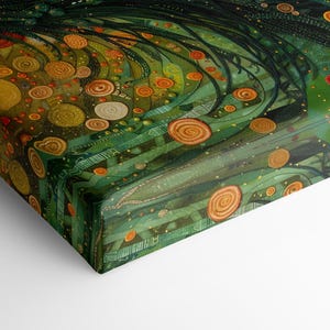 Goddess Flidais Canvas Art Nouveau Print, Celtic Goddess of Forest ...