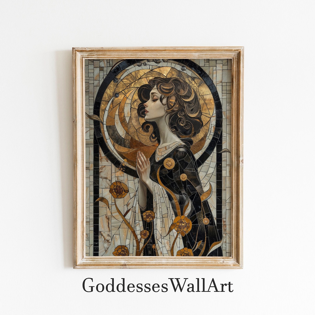 Lada Slavic Goddess of Beauty, Fertility and Love, Art Nouveau Print ...