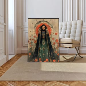 Native American Goddess Asdzáá Nádleehi Wall Art, Navajo Goddess of ...