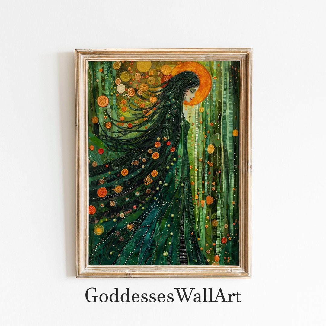 Flidais Premium Poster Fantasy Art, Celtic Goddess of the Forest ...