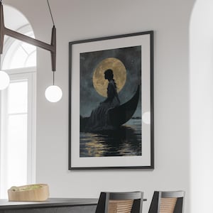 Galene Premium Poster, Greek Goddess of Calm Waters, Art Nouveau Print ...