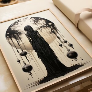 Hekate Premium Matte Poster, Art Nouveau Print, Hecate Greek Goddess of ...