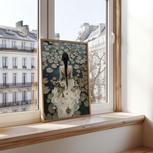 Greek Goddess of Calm Waters, Galene Premium Poster, Woman in the Lake ...