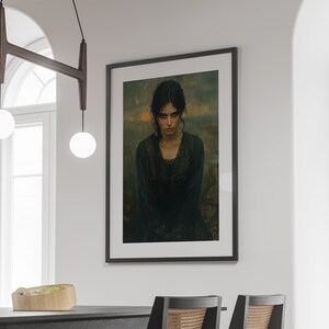 Lilith Jewish Goddess of Darkness, Tonalism Style, Divine Feminine Art ...