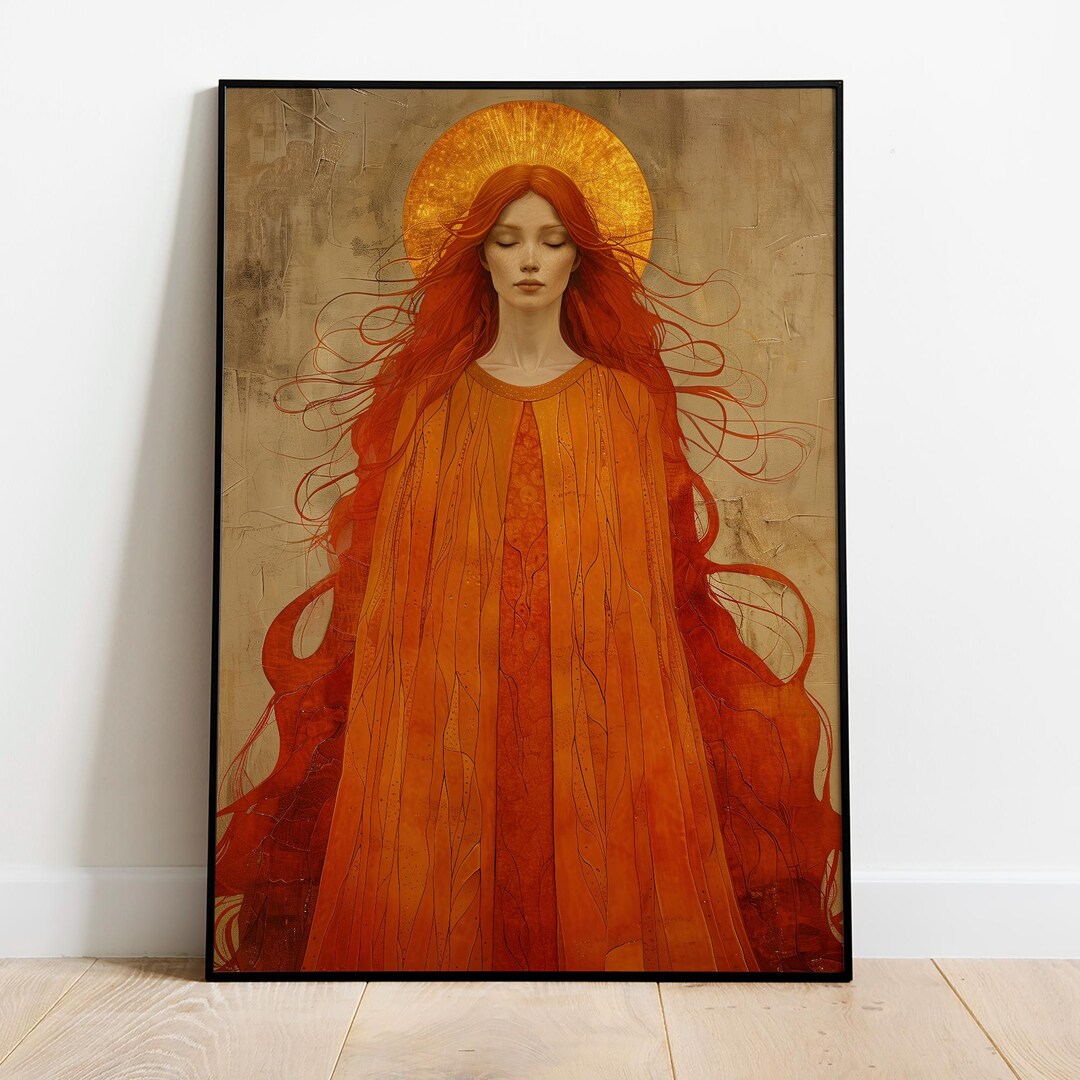 Brigid Wall Art, "the Heart of the Sacred Forge", Celtic Mythology, on ...