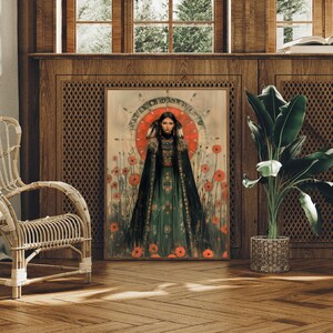 Native American Goddess Asdzáá Nádleehi Wall Art, Navajo Goddess of ...