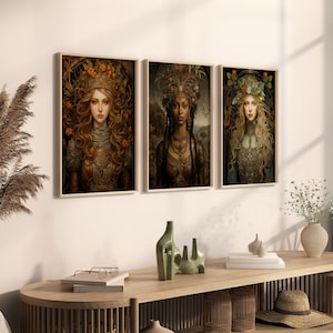 30 Renaissance Paintings, Goddess Lilith Art Print, Jewish Goddess of ...