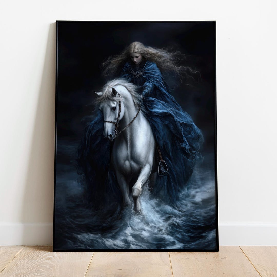 Niamh Celtic Goddess Poster, Love and Journey Deity, Celtic Mythology ...