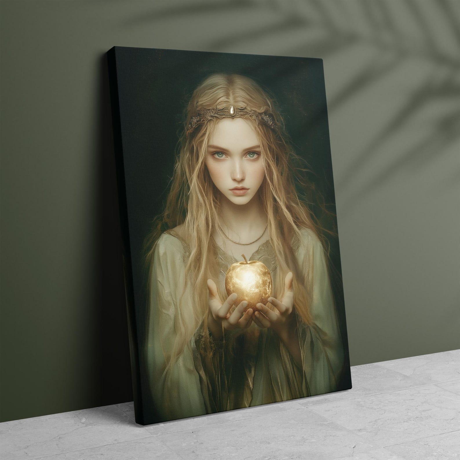 Idunn Goddess Wall Art | Norse Mythology Print | Golden Apples of Youth ...