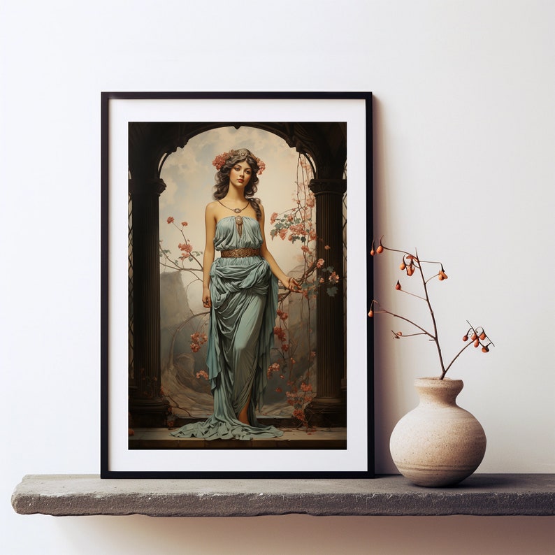 Hera Greek Goddess of Marriage Divine Feminine Art Greek - Etsy