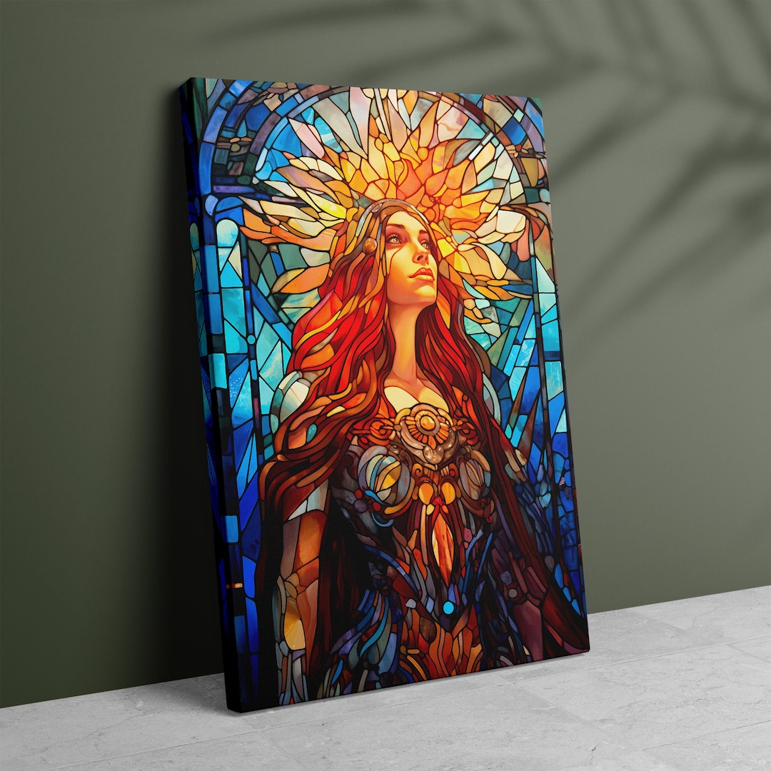 Athena Canvas Art, Greek Goddess of War, Canvas Wall Art, Greek ...