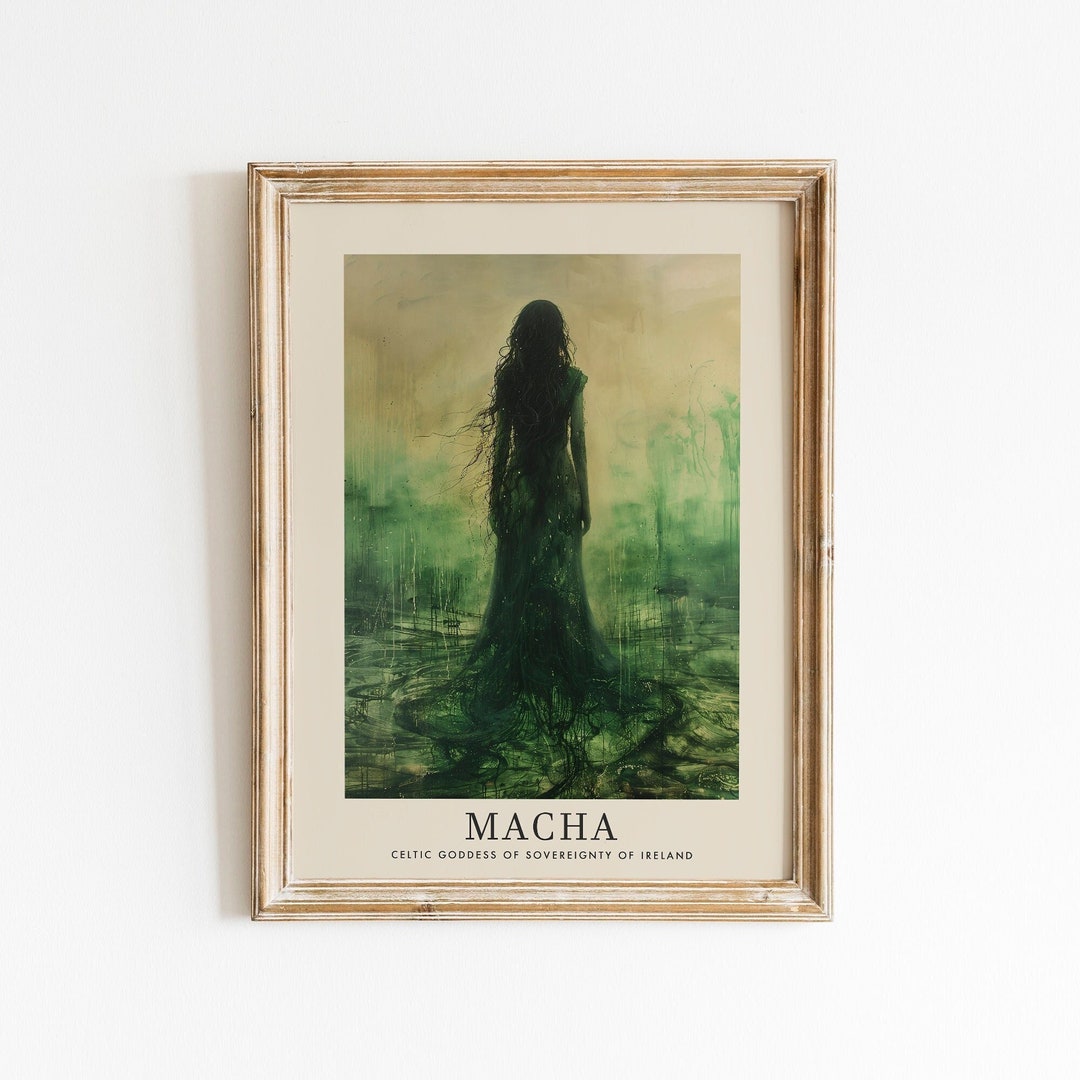 Macha Celtic Goddess of Sovereignty of Ireland, Celtic Mythology Wall ...