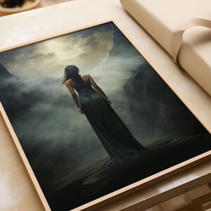 Nyx Premium Matte Poster, Greek Goddess of Night Sky Print, Mythology ...