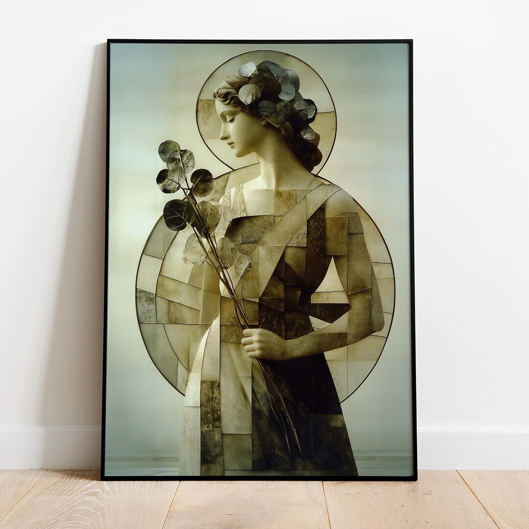 Goddess Demeter Poster, Greek Goddess of Agriculture and Fertility ...