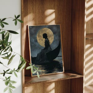 Galene Premium Poster, Greek Goddess of Calm Waters, Art Nouveau Print ...