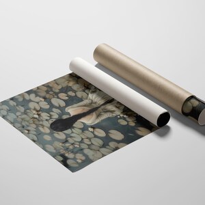 Greek Goddess of Calm Waters, Galene Premium Poster, Woman in the Lake ...