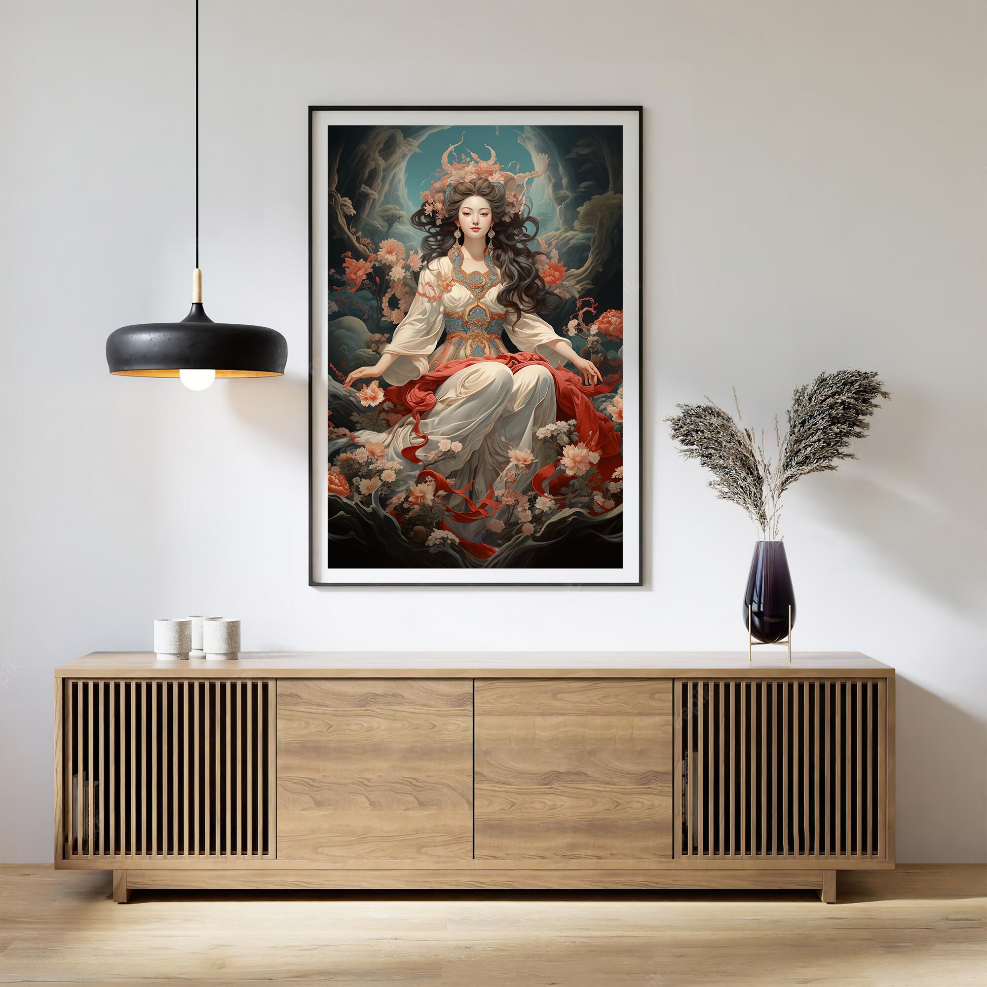 Mazu Chinese Goddess of the Sea and Protector of Sailors. - Etsy