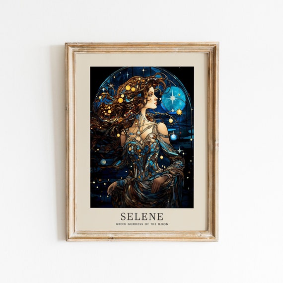 Greek Mythology Selene A Brief History Of Selene; Goddess Of The Moon