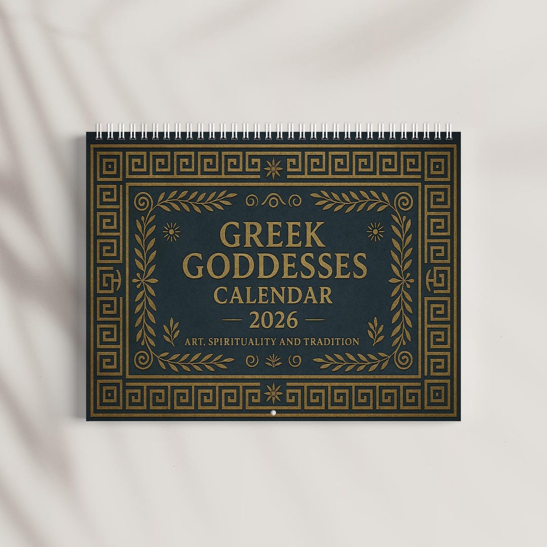 2026 Greek Goddesses Calendar, 2026 Yearly Wall Calendar, Full Year ...