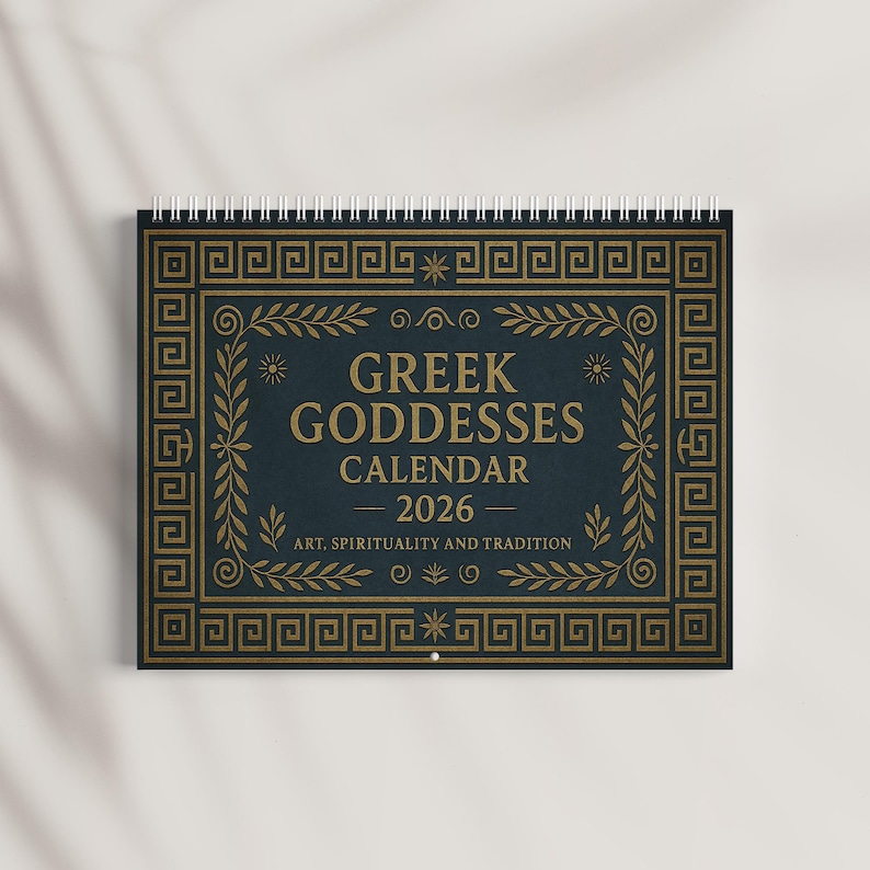 2026 Greek Goddesses Calendar, 2026 Yearly Wall Calendar, Full Year ...