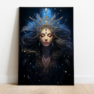 Asteria Greek Goddess of the Stars, Illuminate Your Walls With the ...