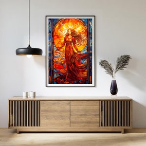 Sif Wall Art, Norse Goddess of Fertility and Abundance, Goddess Sif ...