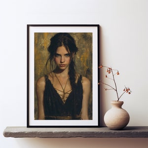 Feme Greek Goddess of Rumors, Goddess Osa, Goddess Fama, Tonalism Style ...