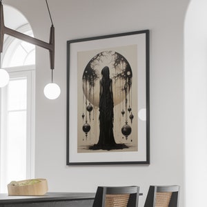 Hekate Premium Matte Poster, Art Nouveau Print, Hecate Greek Goddess of ...