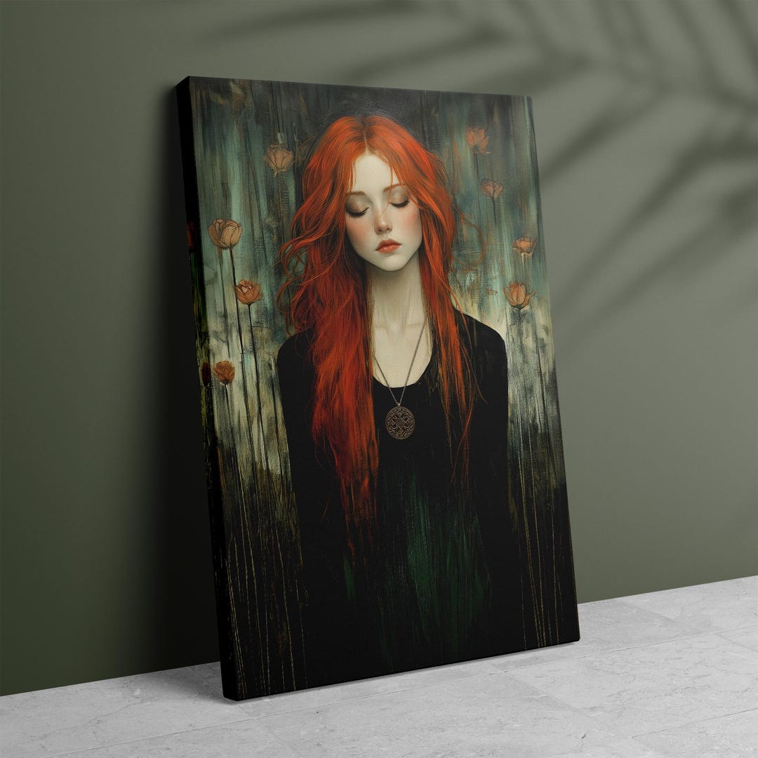 Maeve Canvas Art, Canvas Painting, Celtic Goddess of Sovereignty ...