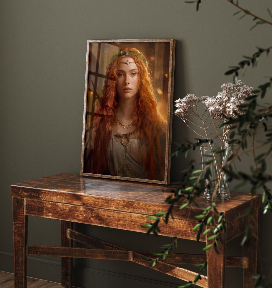 Brigid Poster Celtic Goddess of Wisdom and Poetry Celtic Mythology ...