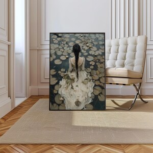 Greek Goddess of Calm Waters, Galene Premium Poster, Woman in the Lake ...