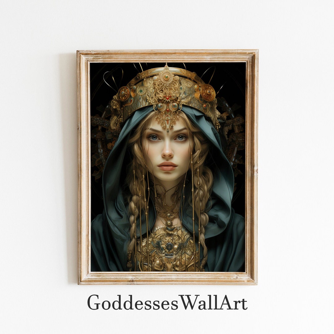 Goddess Dodola Print Slavic Goddess of the Rain Divine - Etsy