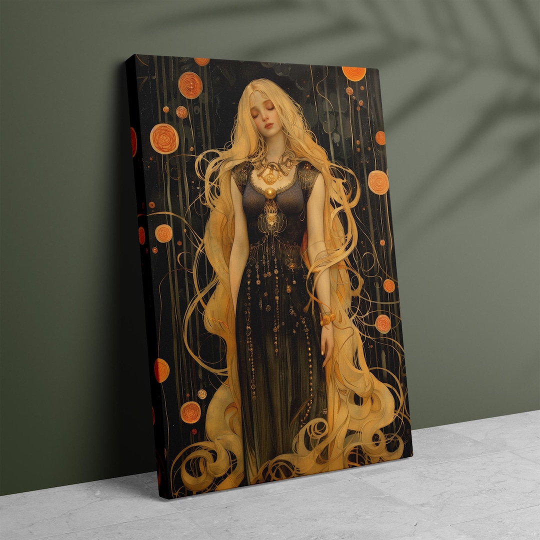 Freya Canvas Art, Norse Goddess of Love and Beauty, Goddess of ...