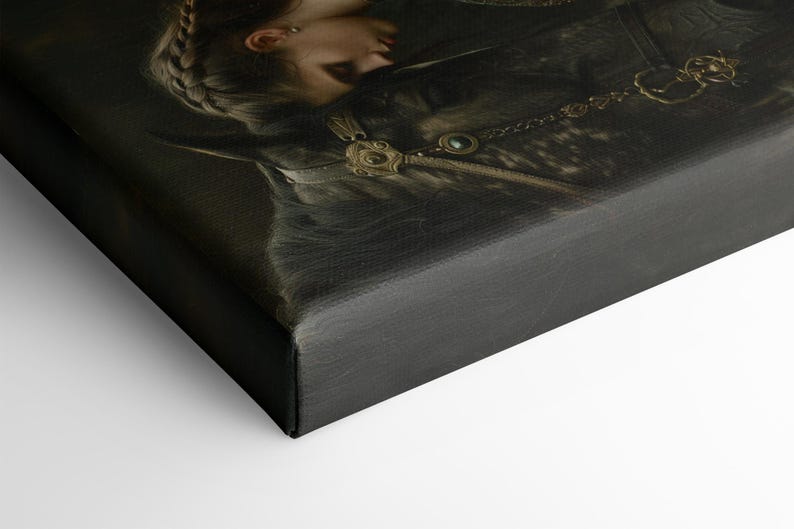 Rhiannon Goddess Wall Art | Celtic Mythology Horse Queen Print | Moody ...