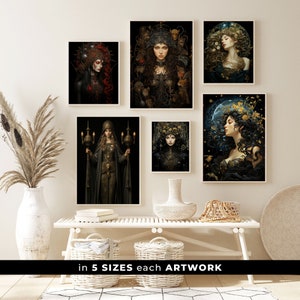 30 Renaissance Paintings, Goddess Lilith Art Print, Jewish Goddess of ...