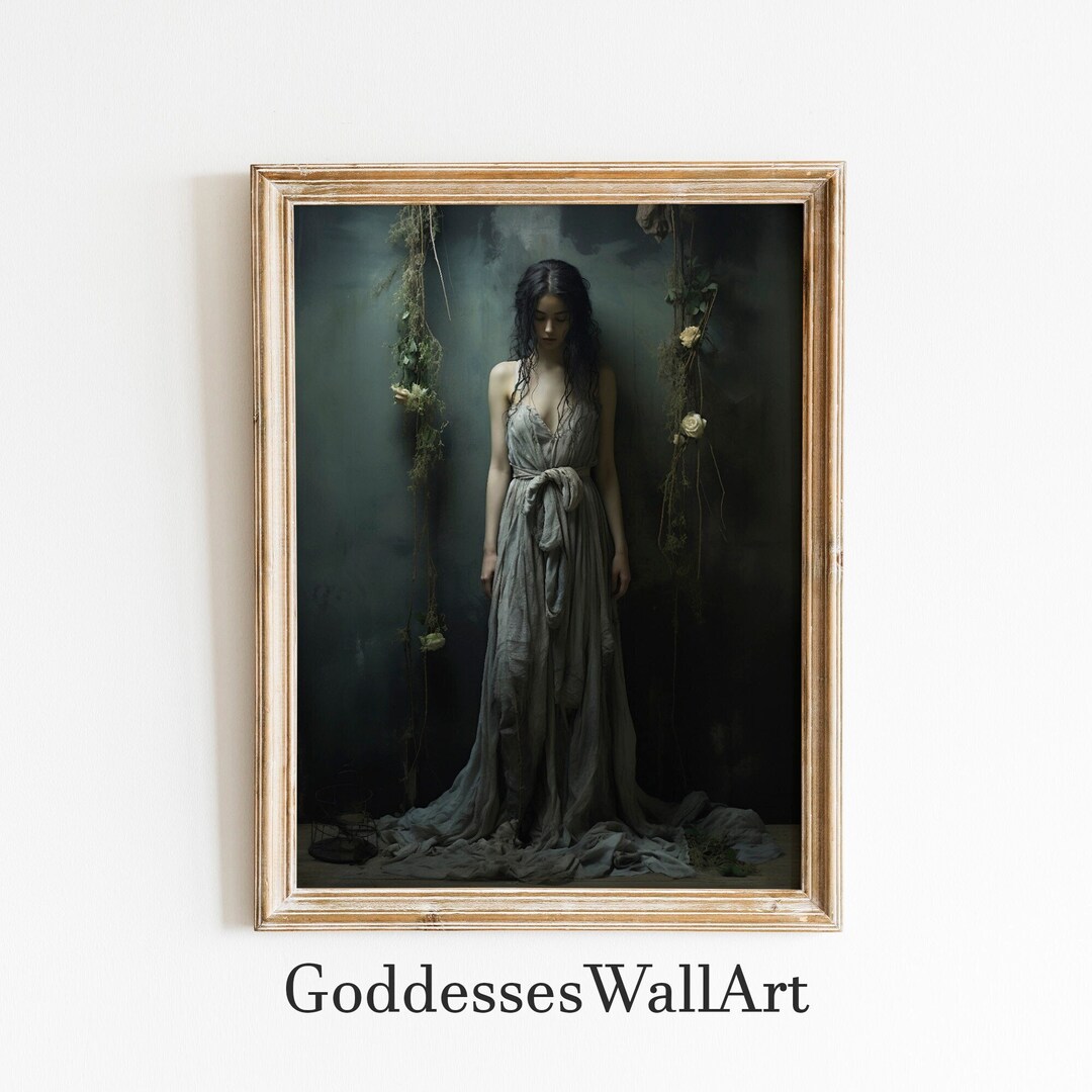Goddess Hestia Wall Art Romanticism Style, Greek Goddess of the Hearth ...