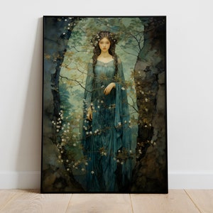 Goddess Artemis Original Artwork, Greek Goddess of Nature, Divine ...