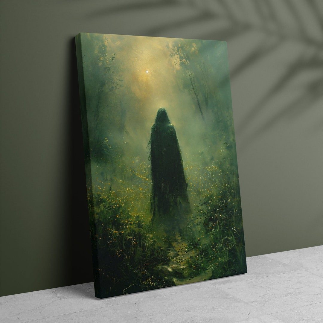Goddess Danu Canvas Art, Canvas Painting, Celtic Goddess of Earth and ...