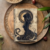 Floral Vintage Decoden Effect Style Hardcover Printed Journal Rococo ...