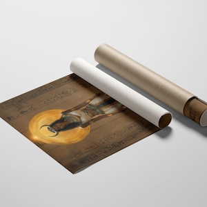 Hathor Poster Art Nouveau Print, Egyptian Goddess of Love, Music and ...