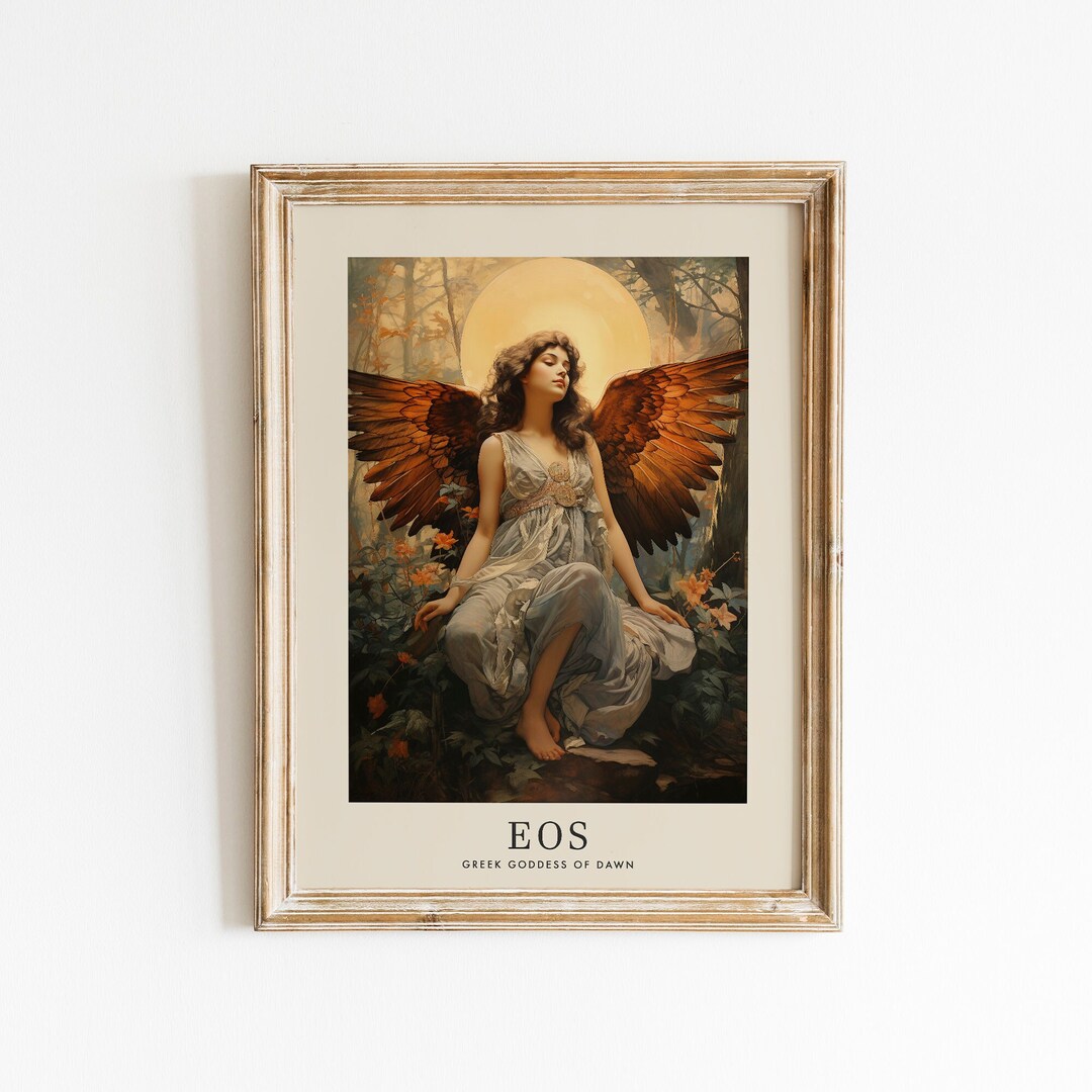 Eos Greek Goddess of the Dawn, Mythology Wall Art, Eos Poster Printable ...