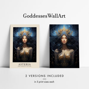 Asteria Greek Goddess of the Stars, Bring Celestial Magic to Your Space ...