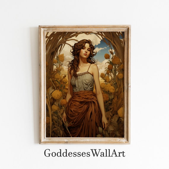 Demeter And Persephone Painting