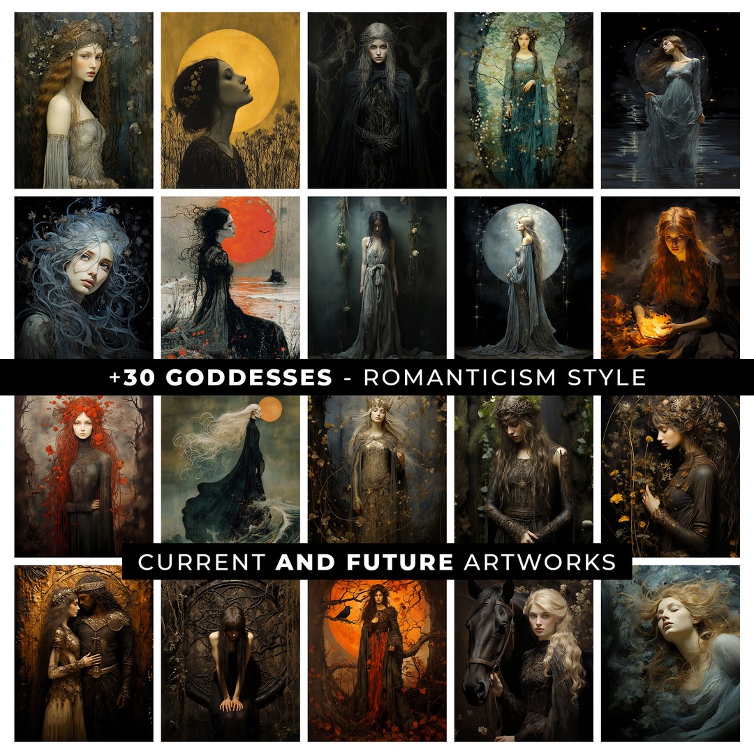 Artemis Aphrodite Persephone Nyx Brigid Selene Hel Freya Venus Epona ...