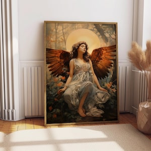 Eos Greek Goddess of Dawn, Mythology Wall Art, Eos Poster Printable ...