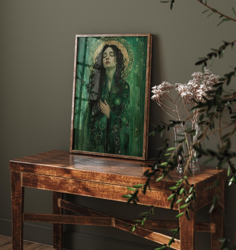 Arte de parede da Deusa Macha | Impressão da Soberania Celta ...