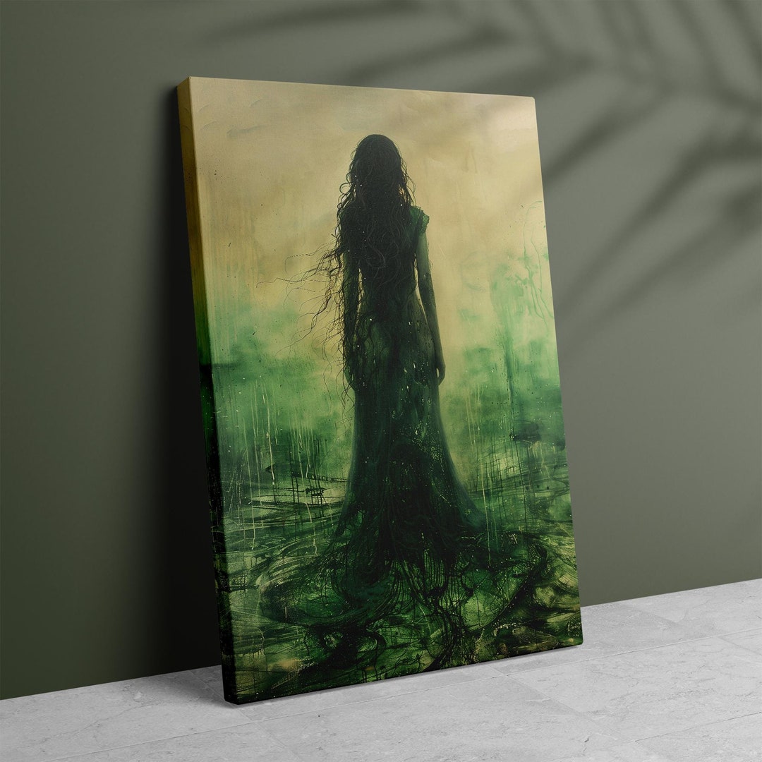 Goddess Macha Canvas Art, Canvas Painting, Celtic Goddess of ...