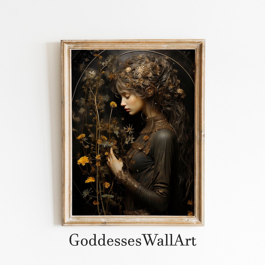 Goddess Venus Wall Art Romanticism Style, Roman Goddess of Love, Beauty ...